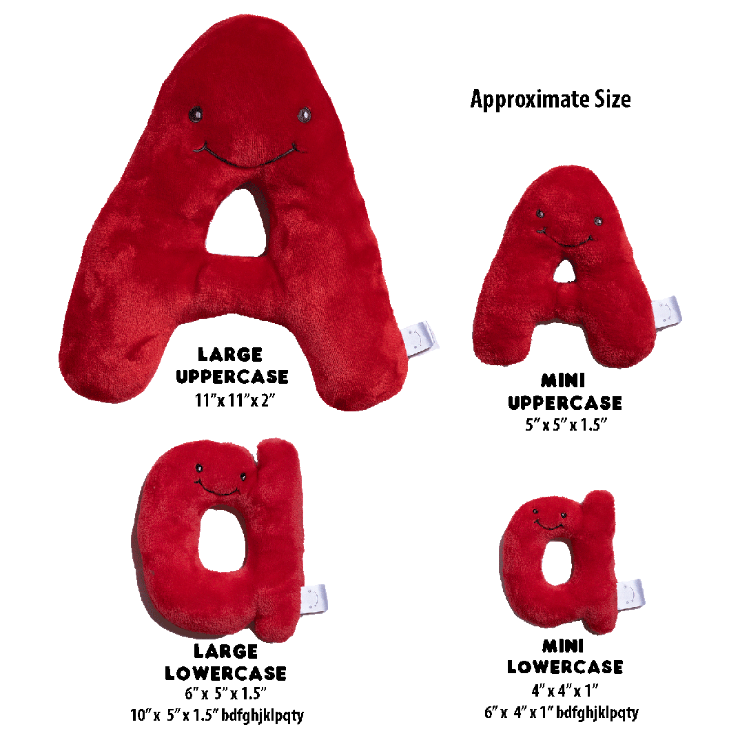 Rainbow ABC Letters - 5 Inch | Mini Stuffed ABC Toy | Alphapals