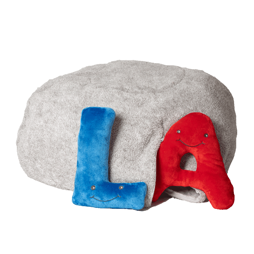Large 11" Plush Rainbow Alphabet Letters | ABC Teaching Tool | Alphapals