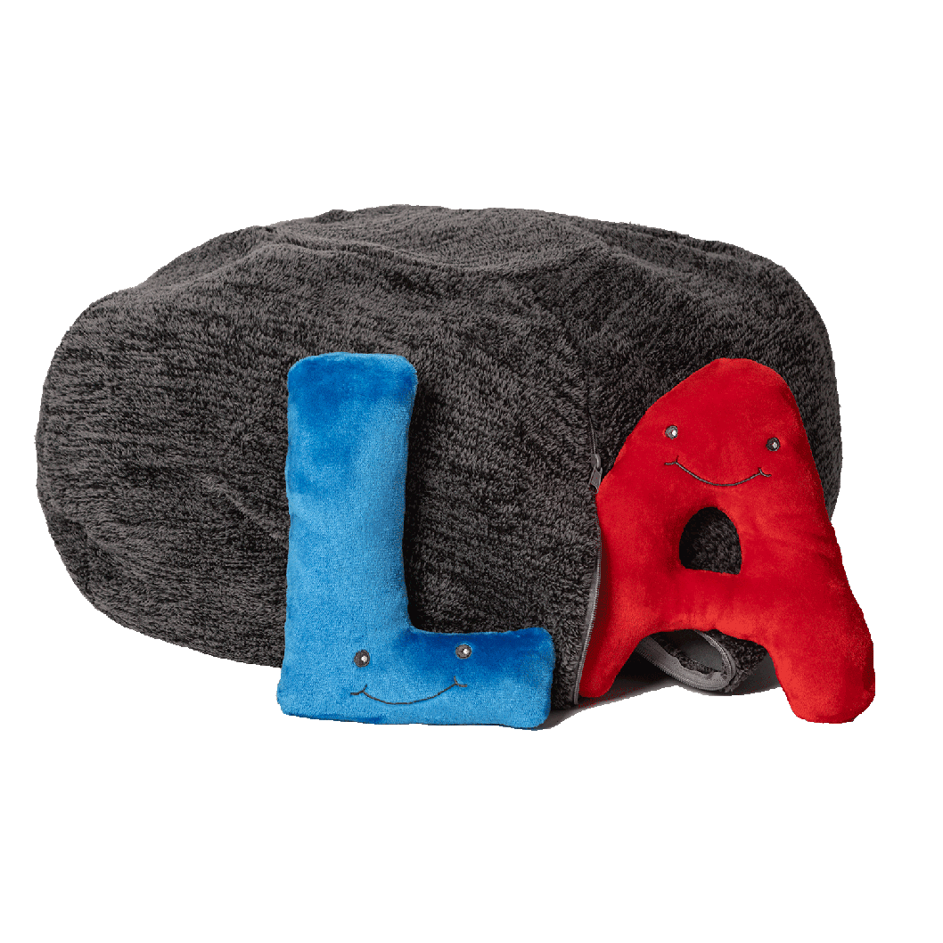 Large 11" Plush Rainbow Alphabet Letters | ABC Teaching Tool | Alphapals
