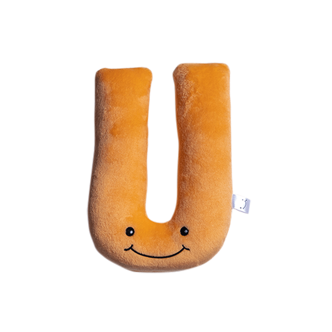 orange letter u